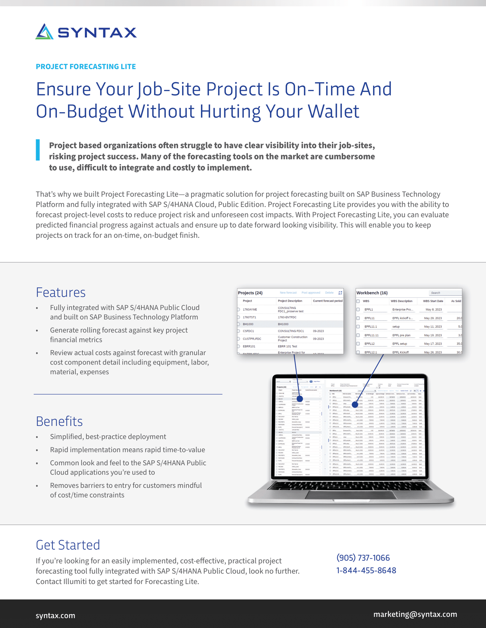 Projecting Forecasting Lite (SAP):Asset Downloaded
